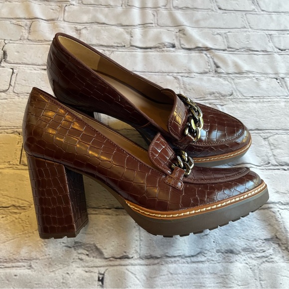 Naturalizer | Shoes | Naturalizer Callie Croc Print Stacked Heeled ...